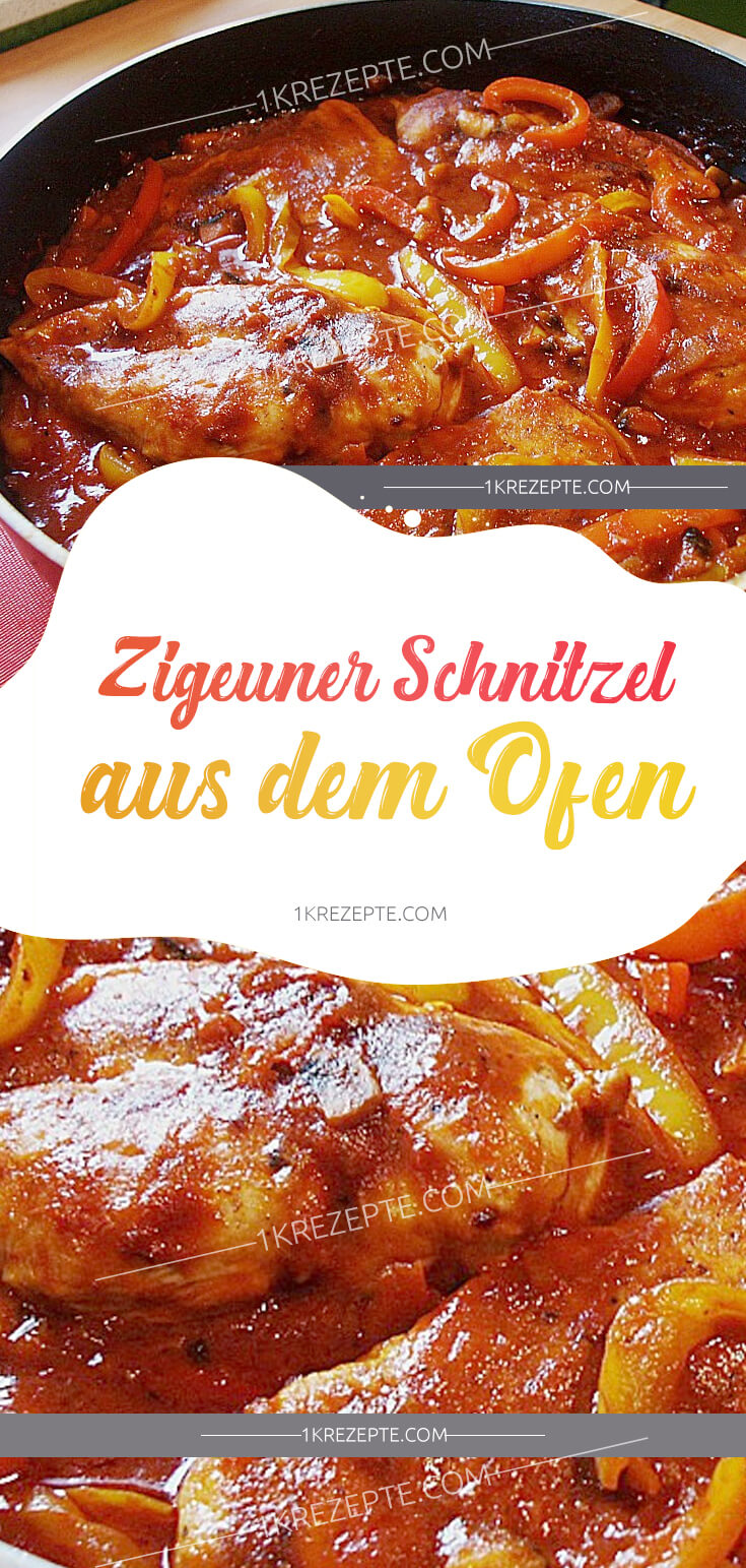 Zigeuner Schnitzel aus dem Ofen – 1k Rezepte
